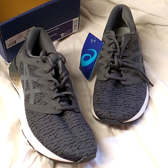 Asics | Shoes | Nib Mens Asics Roadhawk Flytefoam Grey Shoes Size 95 ...